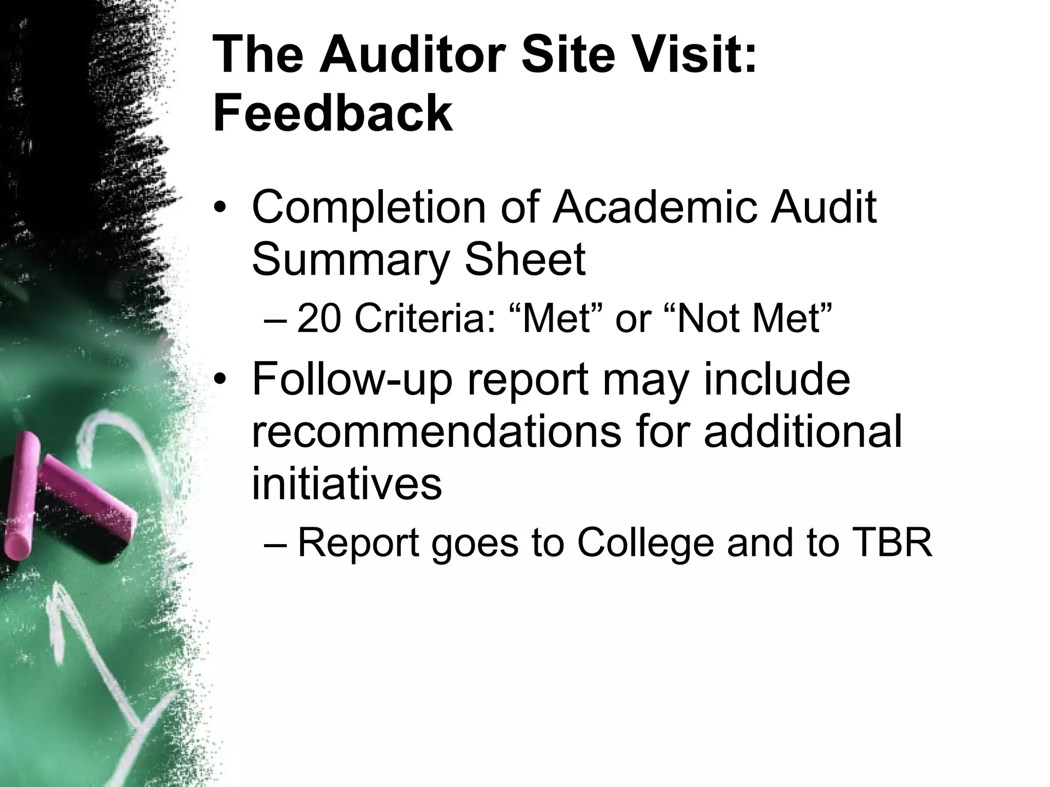 Academic audit presentation_-_introduction | PPT