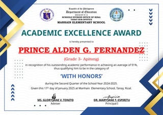 Academic Awardees Certificate (Blue).pptx