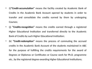 Academic Bank of Credits (ABC) for university.pptx