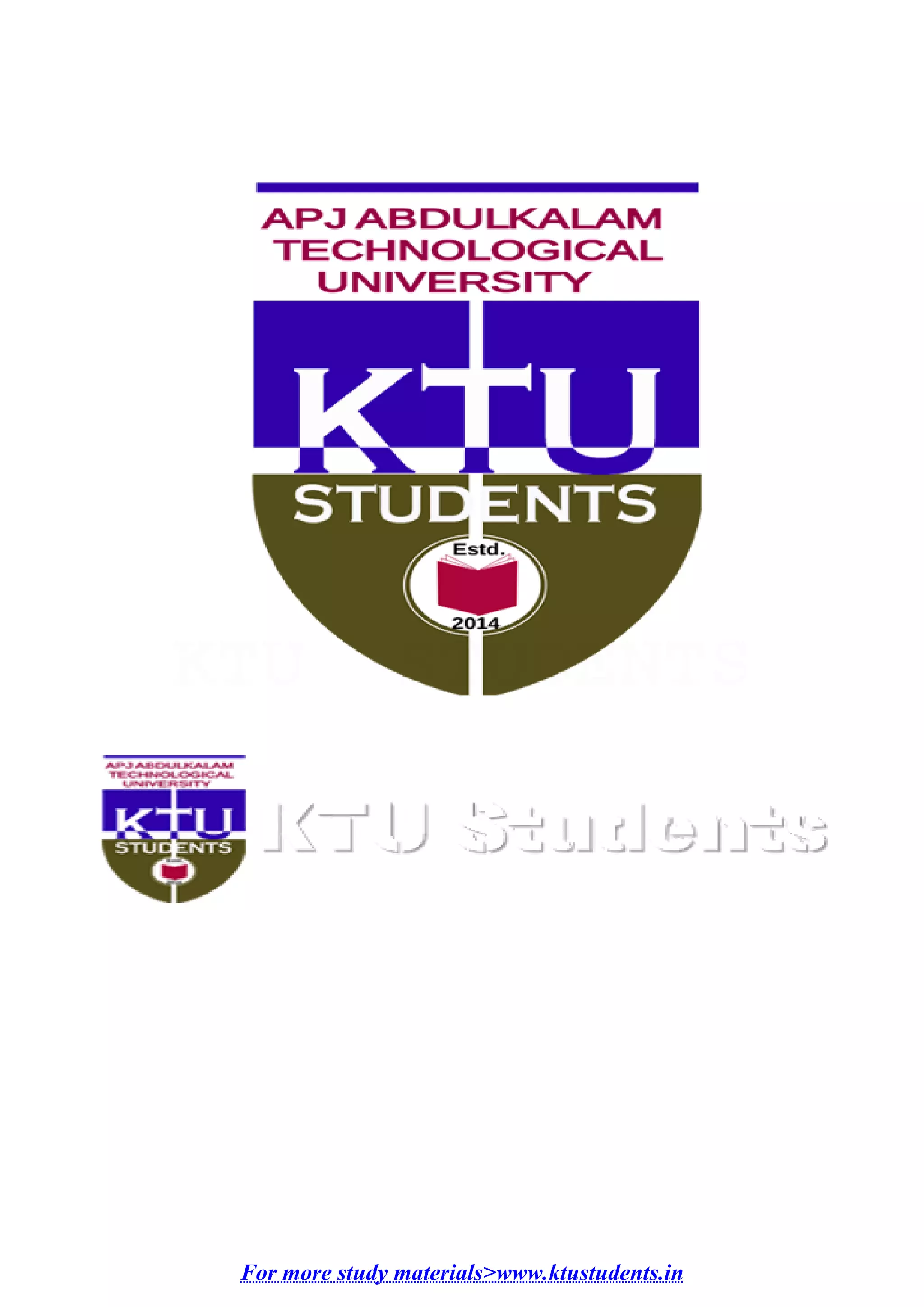 KTU Academic calendar 2017-18 | PDF