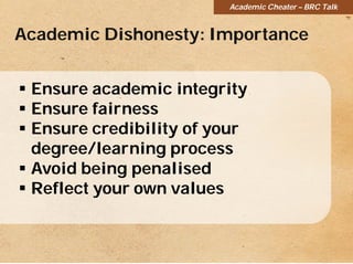 Academic Cheater: To Be or Not to Be? | PDF | Educational Assessment ...