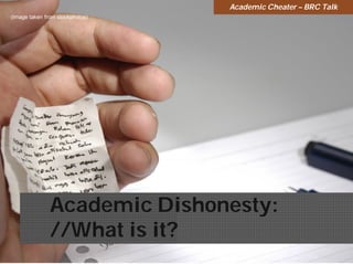 Academic Cheater: To Be or Not to Be? | PDF | Educational Assessment ...