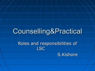 Academic counselling & practical | PPT