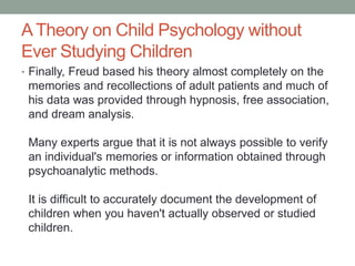 Academic criticism of Sigmund Freud | PPTX