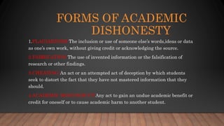 Academic dishonesty | PPTX