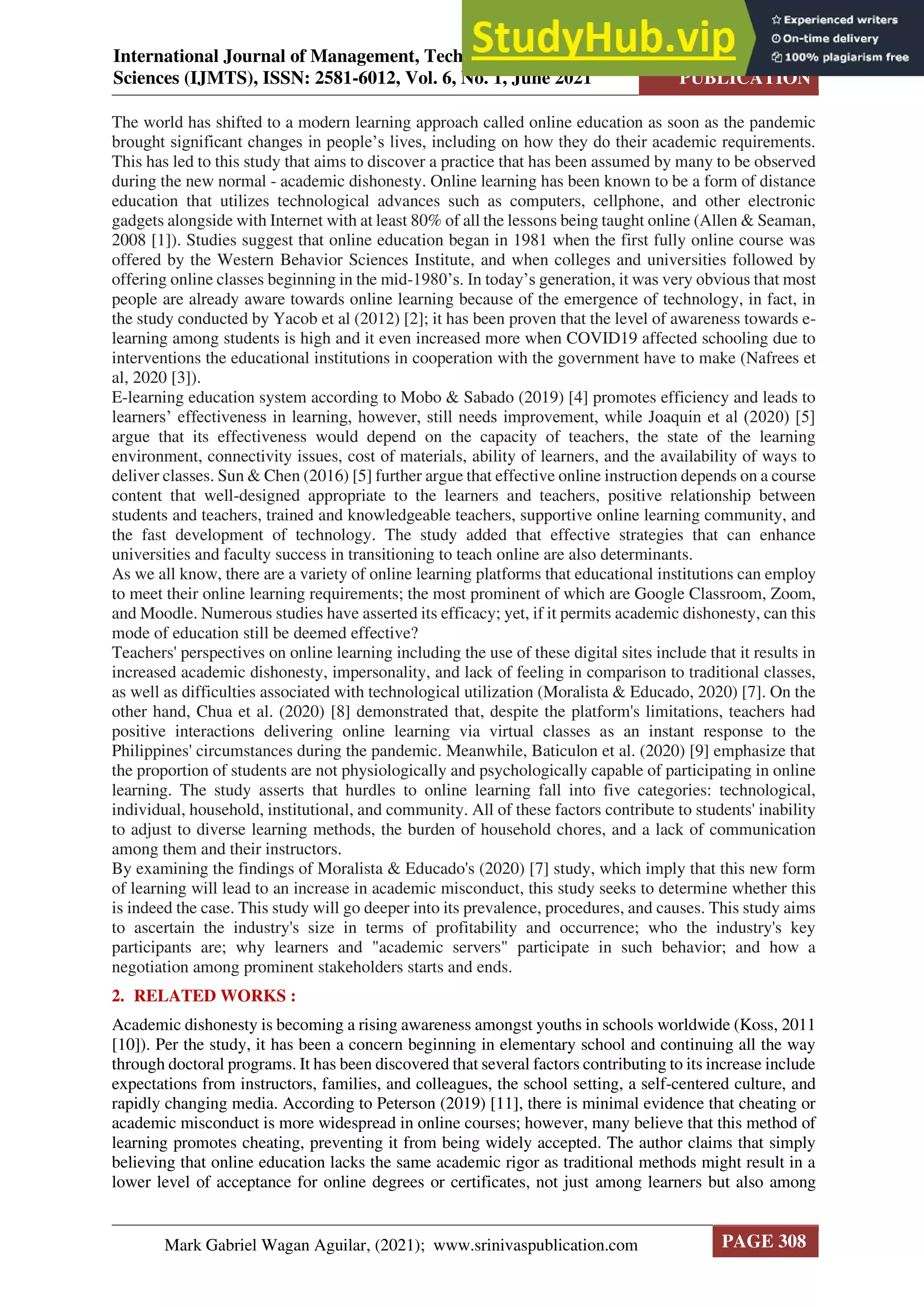 Academic Dishonesty In The Philippines The Case Of 21St Century ...