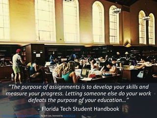 Academic (dis)Honesty and Plagiarism | PPTX