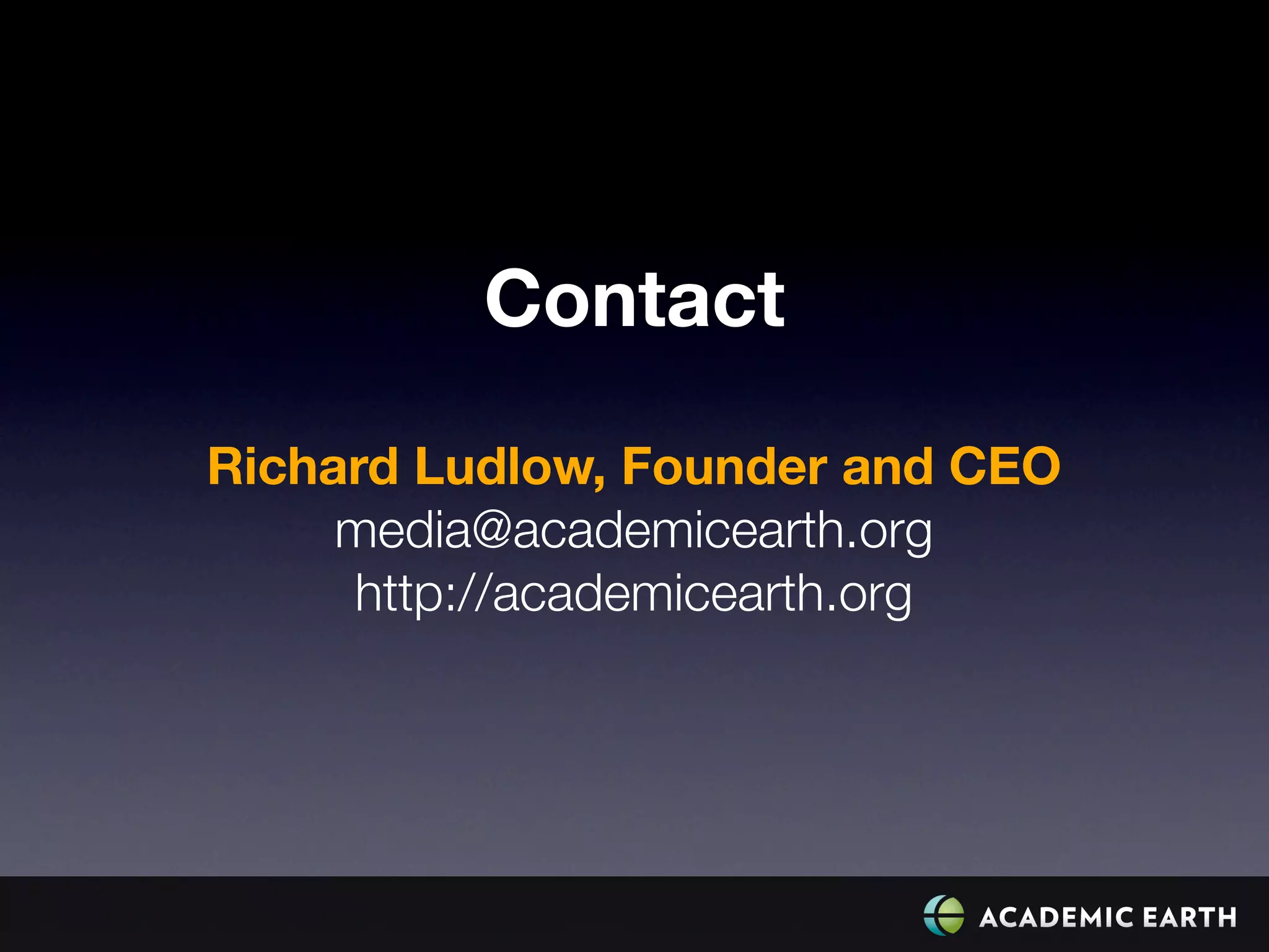 Academic Earth - One Million Visits | PDF