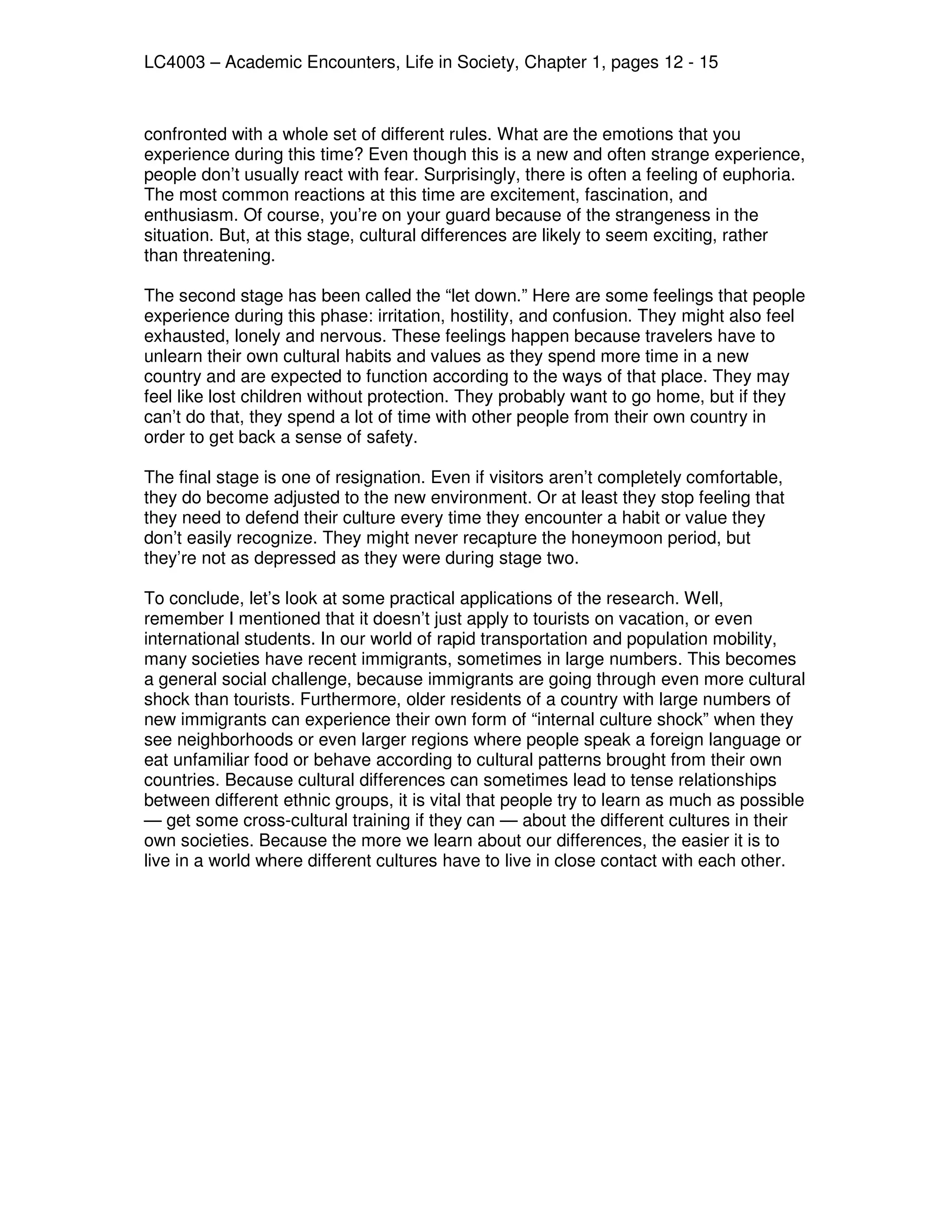 Academic encounters lecture scripts | PDF