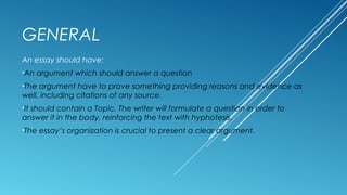 Academic essay writing | PPT