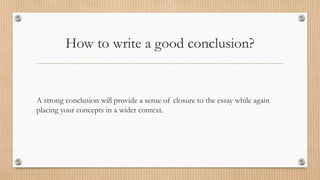 Academic essay final version | PPT