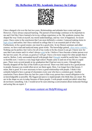 Academic Essay Sample | PDF