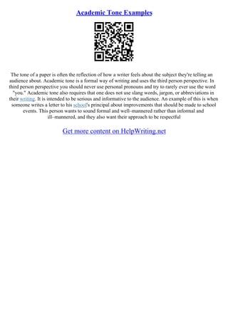 Academic Essay Sample | PDF