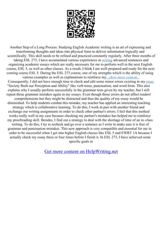 Academic Essay Sample | PDF