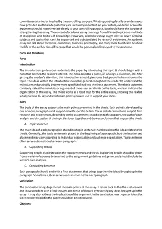Academic essay topic outline | DOCX