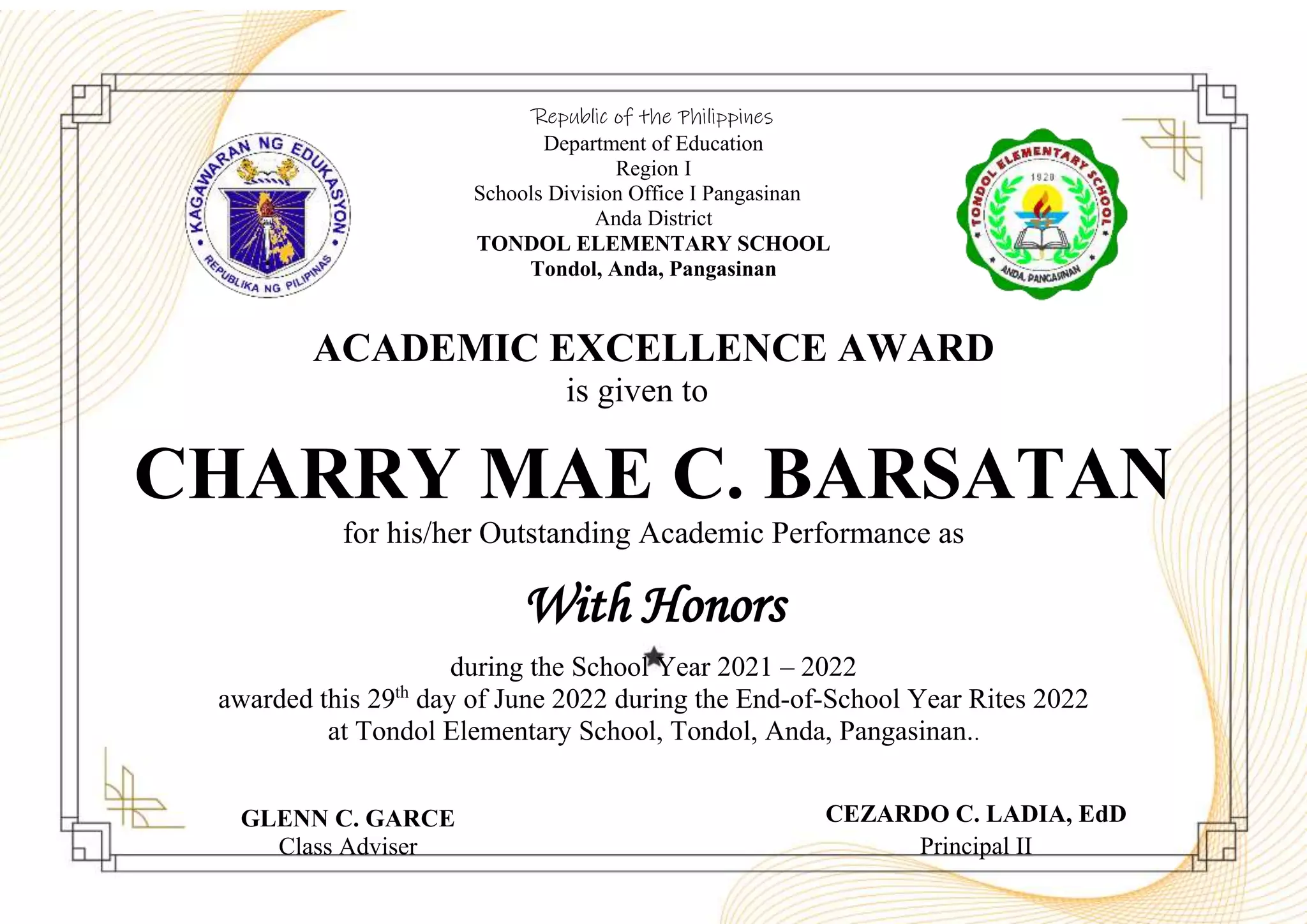 ACADEMIC EXCELLENCE CERTIFICATE.docx