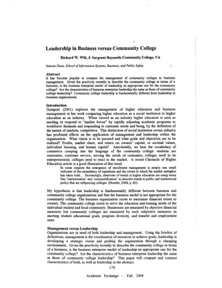 Academic Exchange Article | PDF