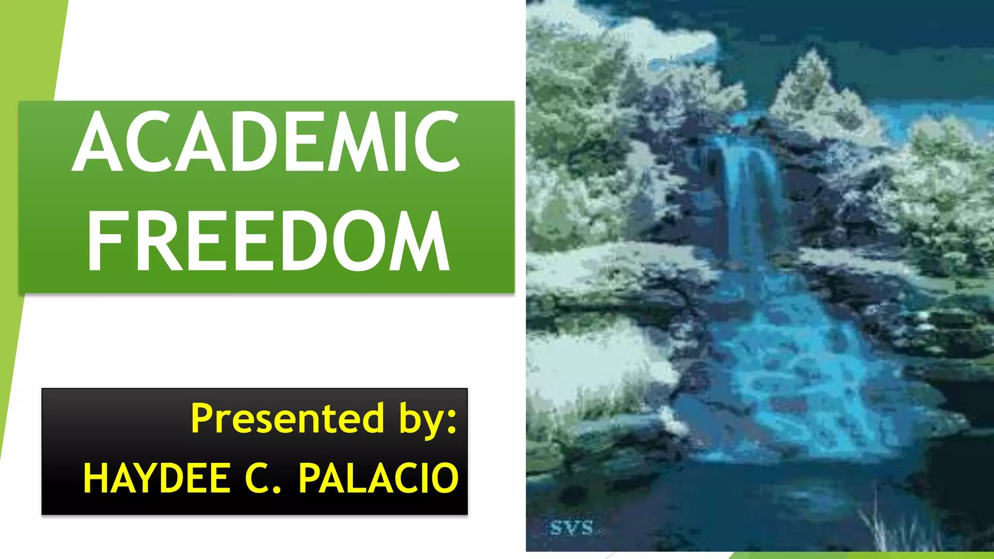 Academic freedom philo | PPTX