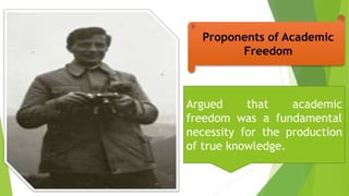 Academic freedom philo | PPTX