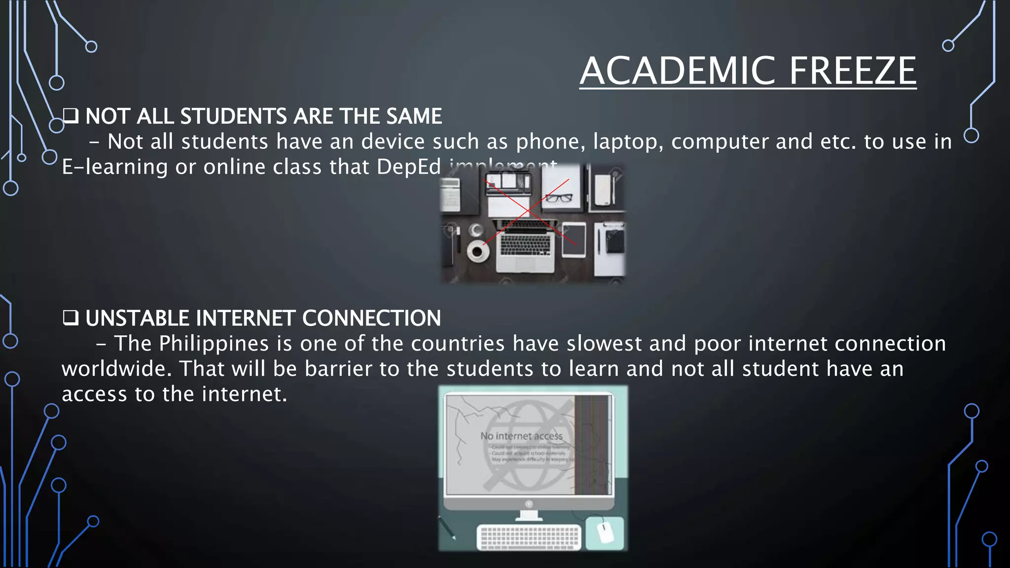 Academic freeze | PPTX