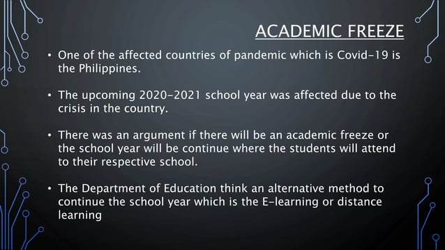 Academic freeze | PPTX | College Planning | College Education