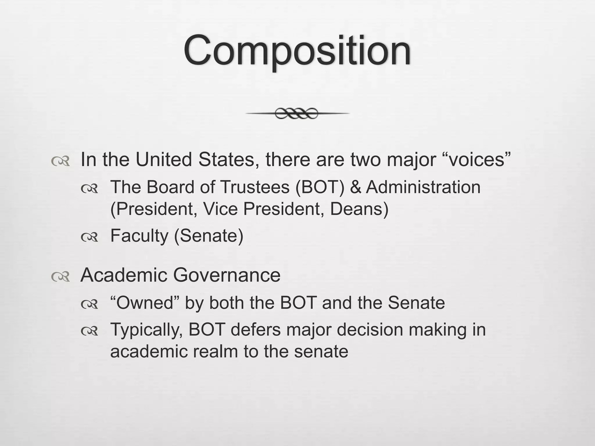 Academic governance | PPTX