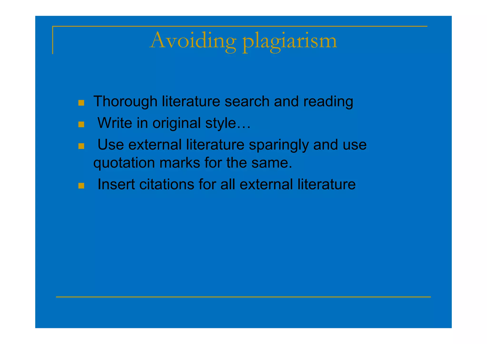 Academic Integrity and Preventing Plagiarism by V. Sriram | PPT