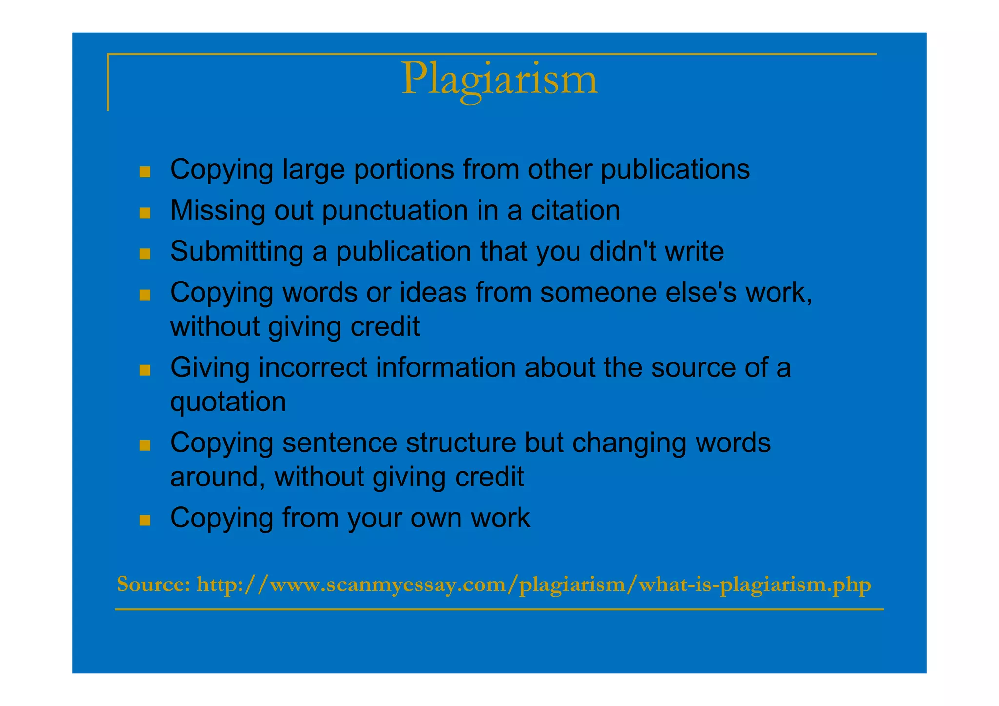 Academic Integrity and Preventing Plagiarism by V. Sriram | PPT