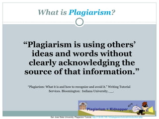 Plagiarism 7th Grade | PPT