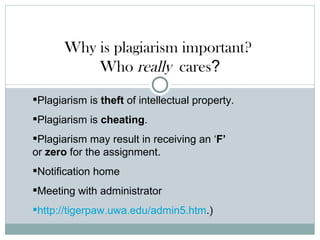 Plagiarism 7th Grade | PPT
