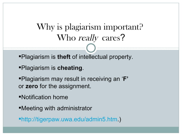 Plagiarism 7th Grade | PPT