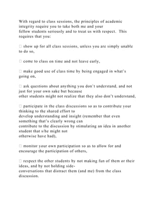 Academic Integrity A Letter to My Students[1] Bill T.docx