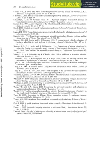 Academic Integrity A Literature Review | PDF