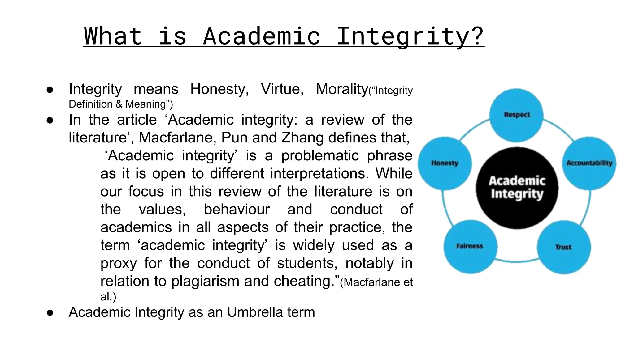 Ethical Concerns and Academic Integrity In Research Writing | PPTX