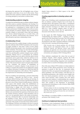 Academic Integrity Of University Students During Emergency Remote ...