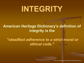 Academic integrity policy | PPT