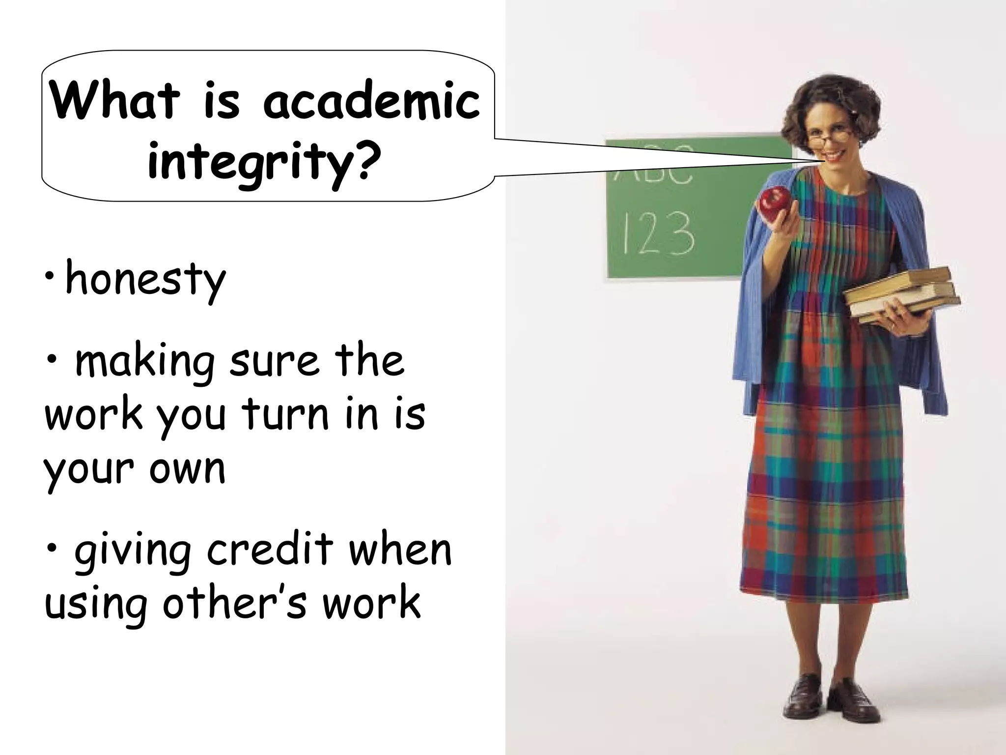 Academic integrity presentation | PPT