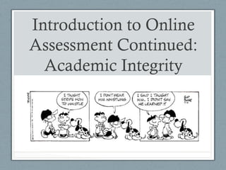 Academic integrity presentation | PDF