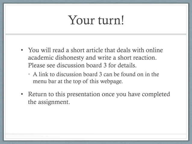Academic integrity presentation | PDF | Educational Assessment | Education