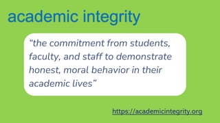 Academic Integrity: The Student Partnership Approach - Keynote ...