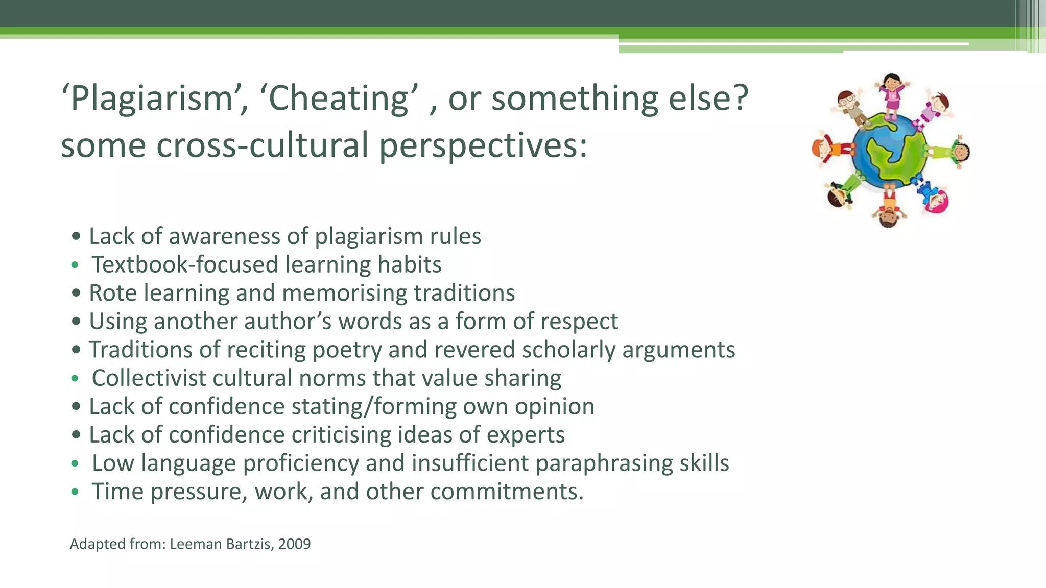 Academic integrity: Sharing ideas and strategies | PPTX