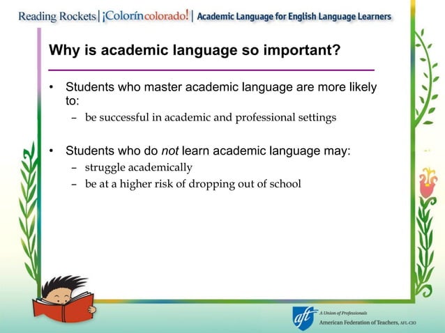 Academic language | PPT | Homework and Study | Education