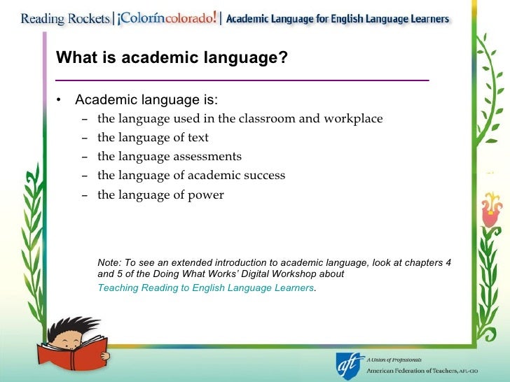 Academic Language academic-language