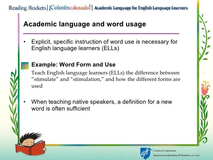 Academic language