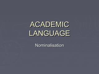 Academic Language | PPT