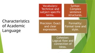 Academic Language and Its Characteristics.pptx