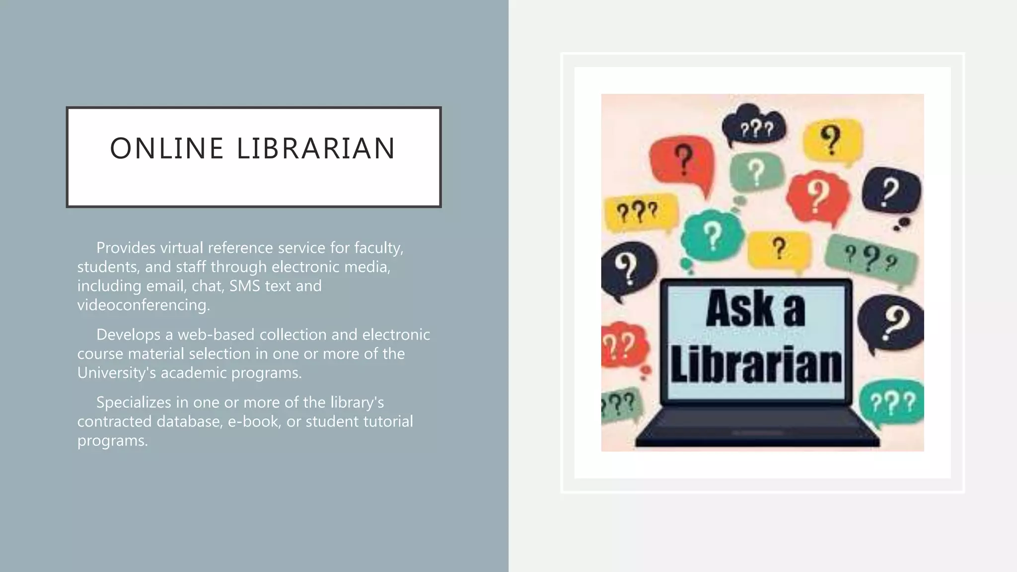 Academic Librarian Roles and Jobs.pptx