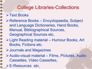 Academic library and their functions | PPT