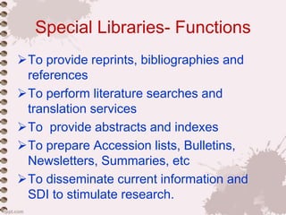 Academic library and their functions | PPT