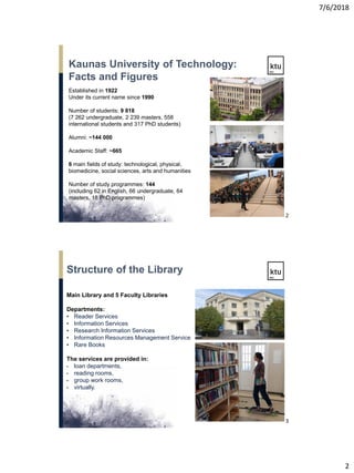Academic library services as research support, lithuania | PDF